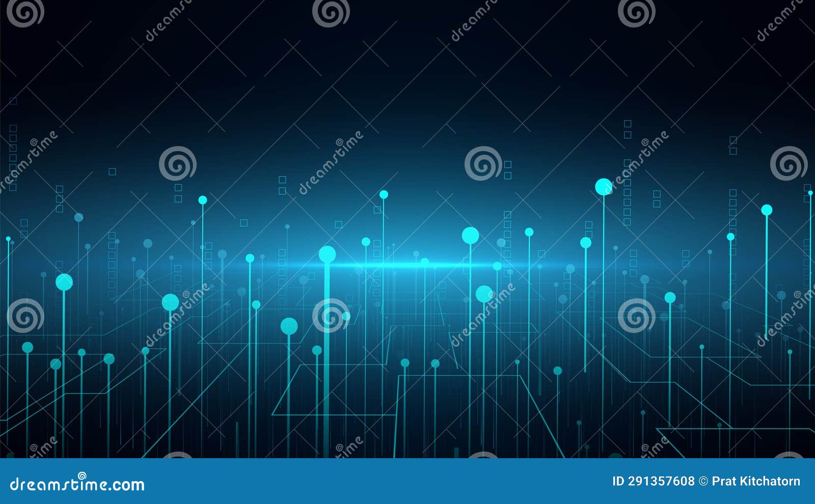 Hi-tech Digital Data Abstract Design Stock Vector - Illustration of ...