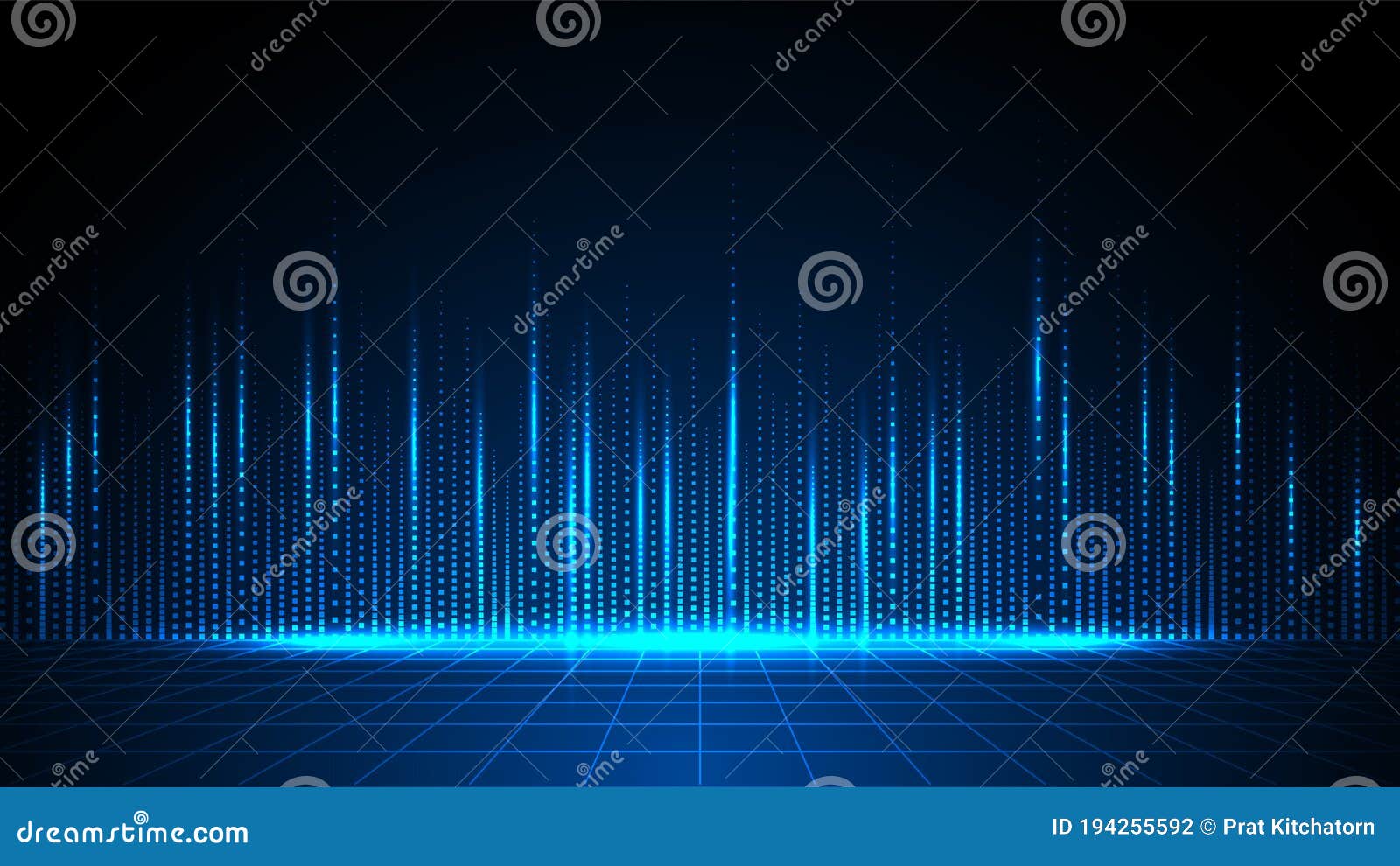 Hi-tech Digital Data Connection System Stock Vector - Illustration of ...