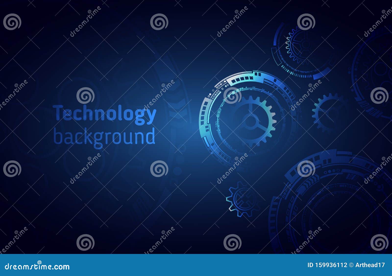 Hi-tech Digital Technology Concept Stock Vector - Illustration of ...