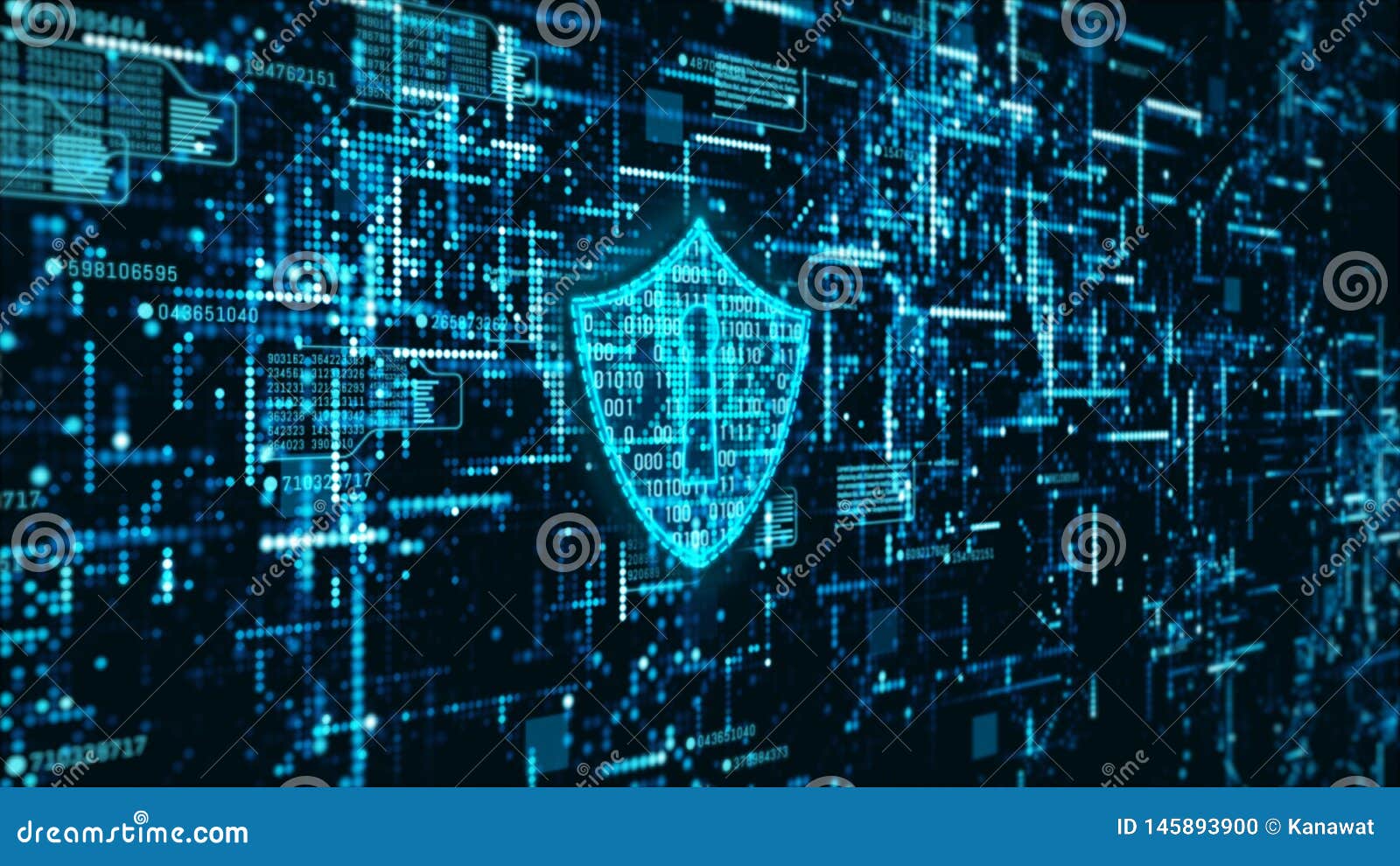 Hi-Tech Digital Technology Cyber Security Display Holographic ...