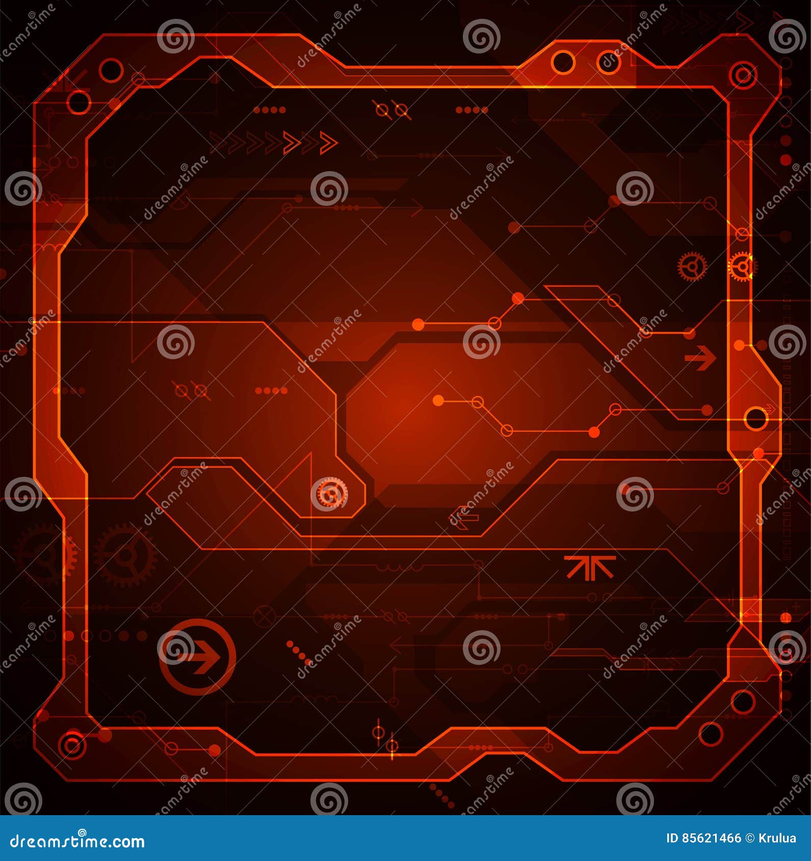 Hi-tech Digital Technology and Engineering Background. Vector Stock ...