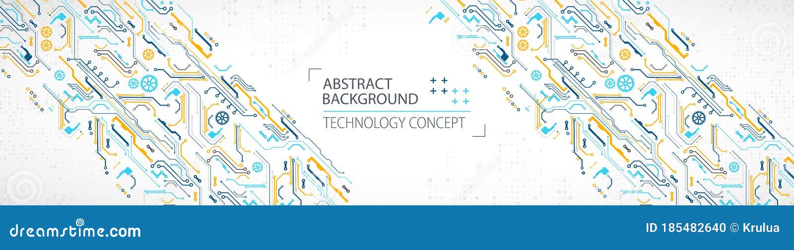 Hi-tech Digital Technology and Engineering Theme Stock Vector ...