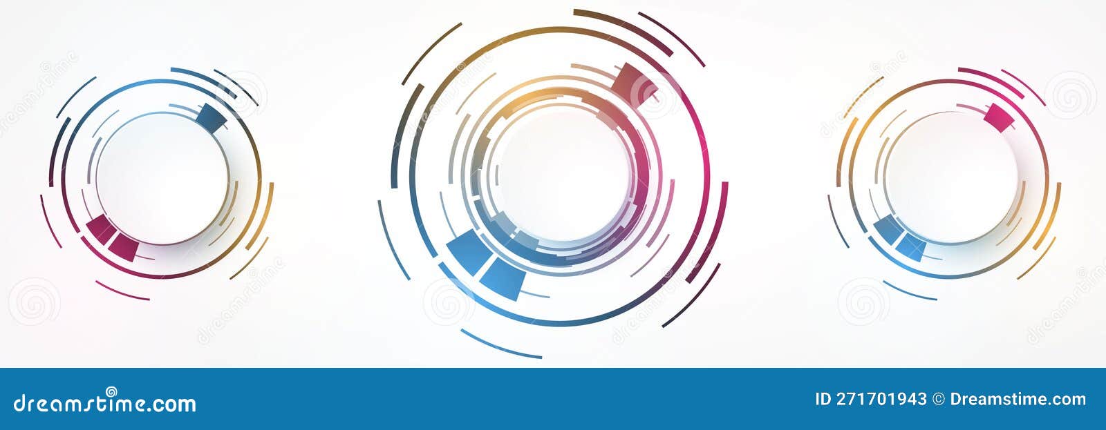 Hi-tech Digital Technology and Engineering Theme. Stock Illustration ...