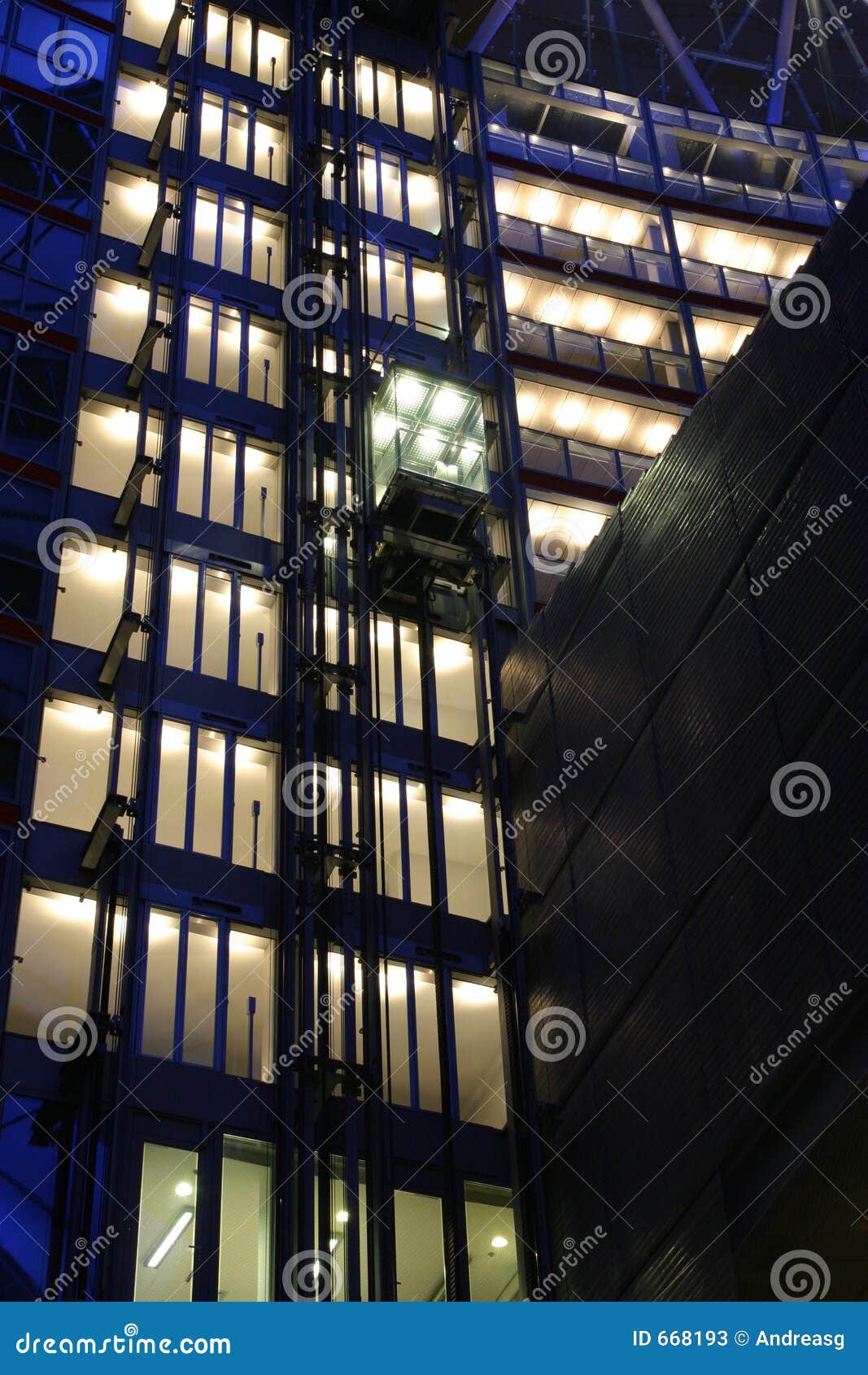 Hi-tech elevator stock image. Image of elevation, simple - 668193