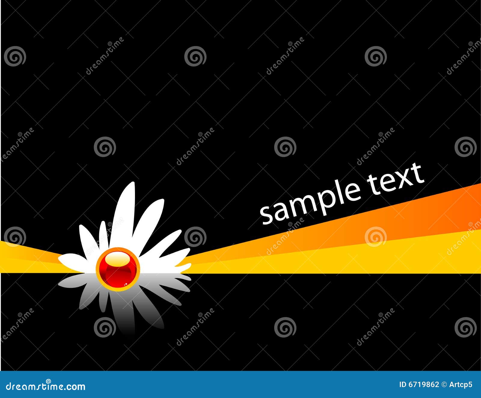 Hi-tech flower stock vector. Illustration of color, design - 6719862