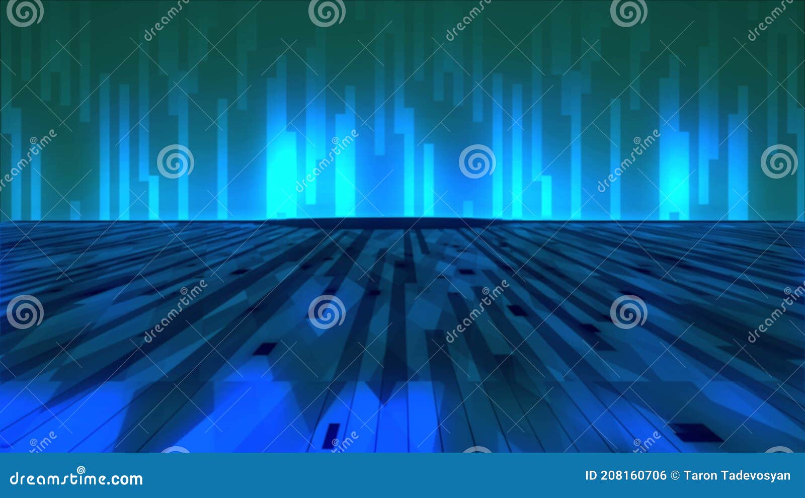 Hi Tech Ground stock illustration. Illustration of scene - 208160706