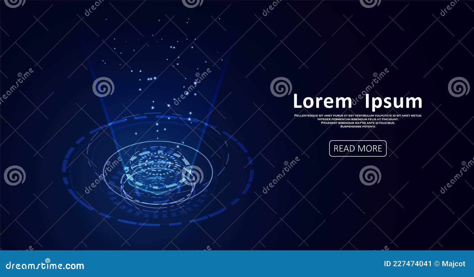 Hi-tech Illustration stock vector. Illustration of hosting - 227474041