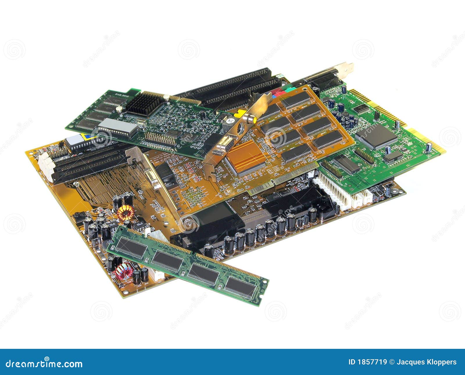 Hi-tech junk stock image. Image of connection, integrated - 1857719