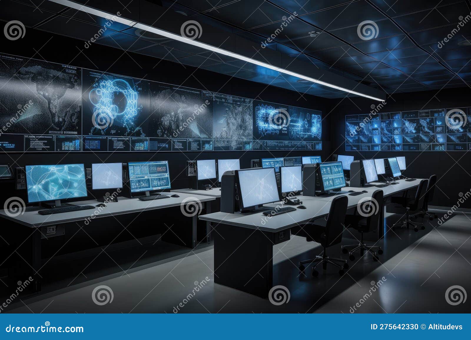 Hi-tech Lab, with Complex Data Visualizations on Large Touchscreens and ...