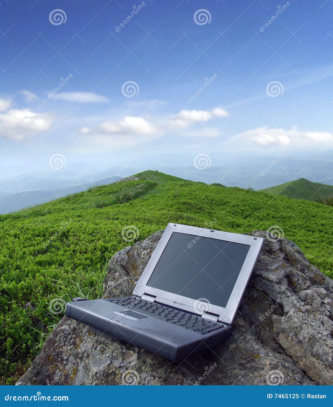 Hi-tech and nature stock image. Image of green, mobile - 7465125