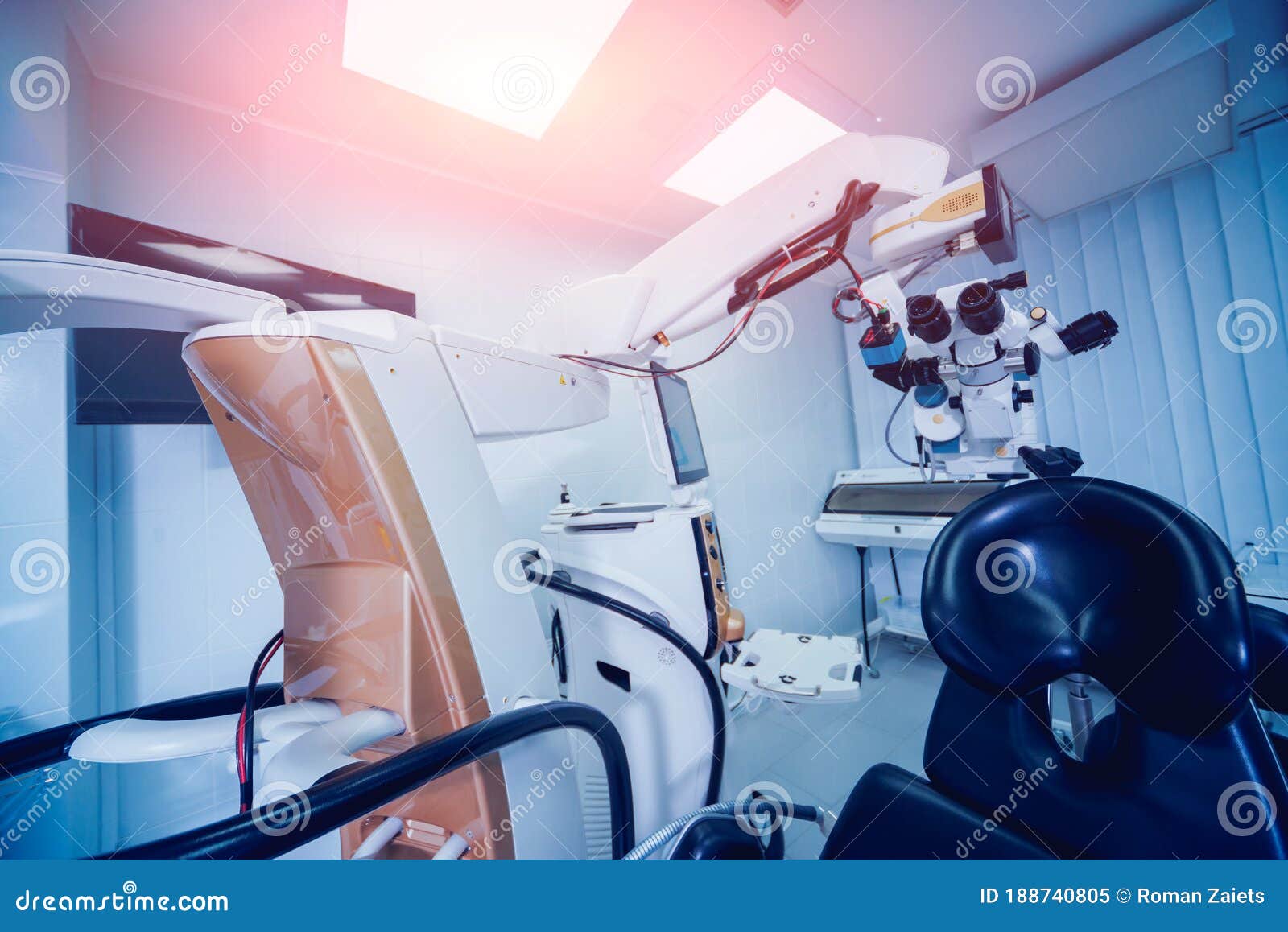 Hi-Tech Operating Room For Ophthalmic Surgery. Visual Axis Deviation ...