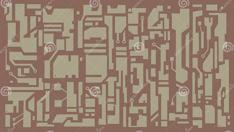 Hi-tech pattern stock vector. Illustration of circuitboard - 63058030