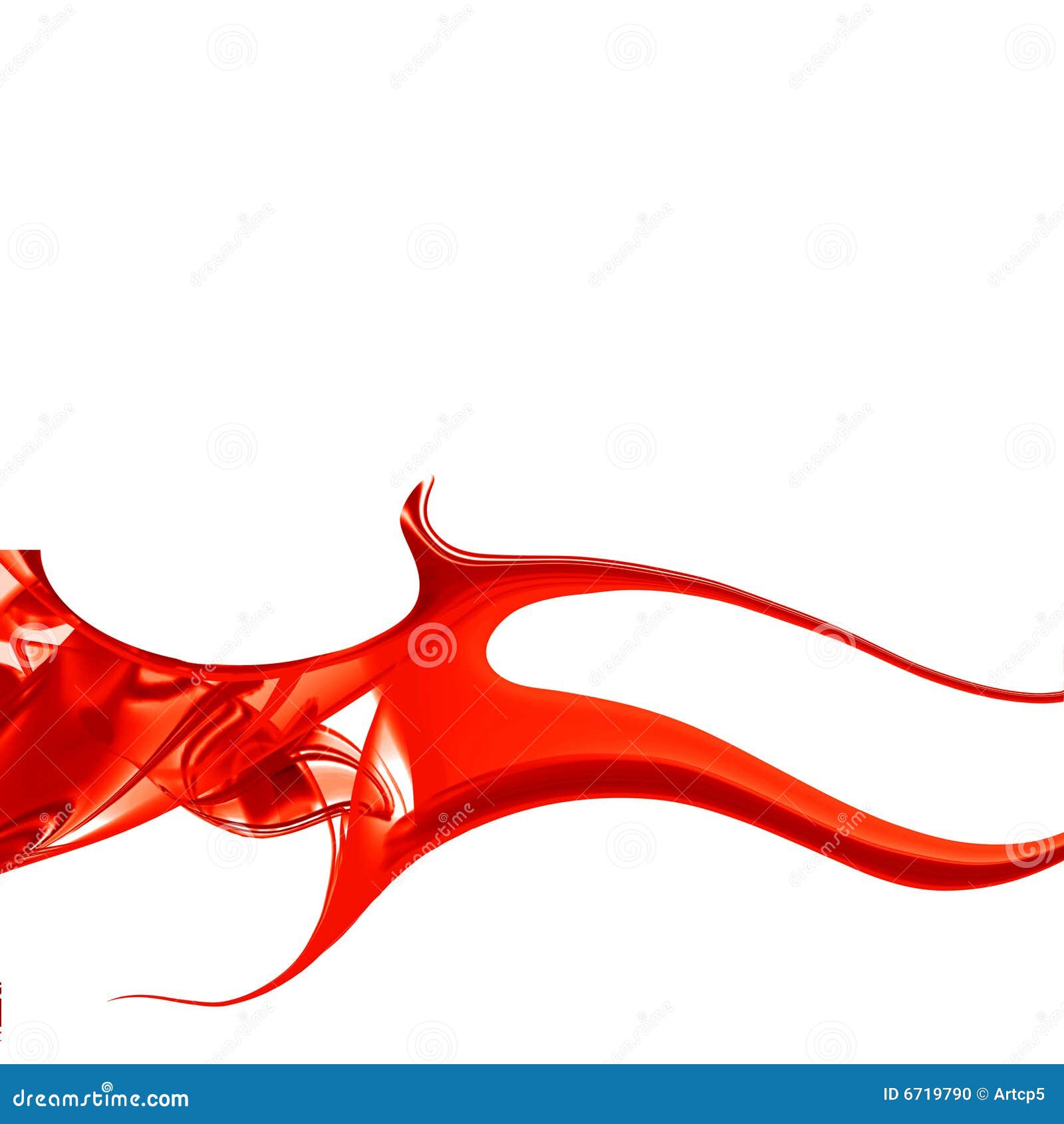 Hi-tech red frame. stock illustration. Illustration of render - 6719790