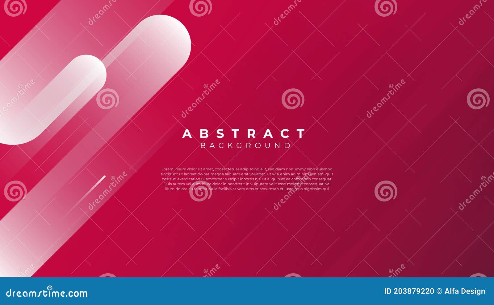 Hi-tech Red White Corporate Abstract Background. Geometric Vector ...