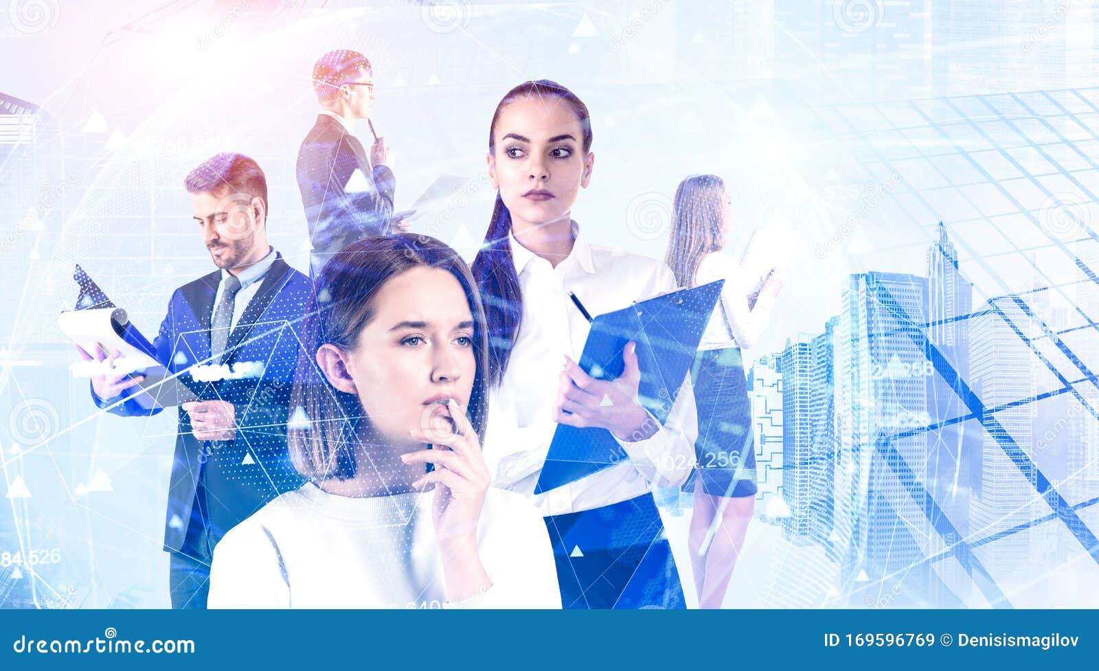 Hi Tech Startup and Cloud Computer Interface Stock Image - Image of ...