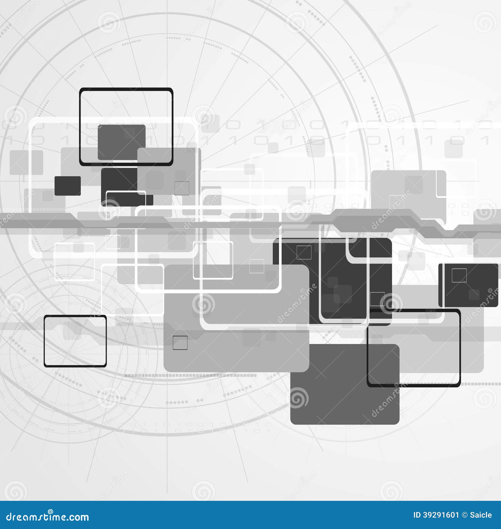 Hi-tech vector design stock vector. Illustration of creative - 39291601