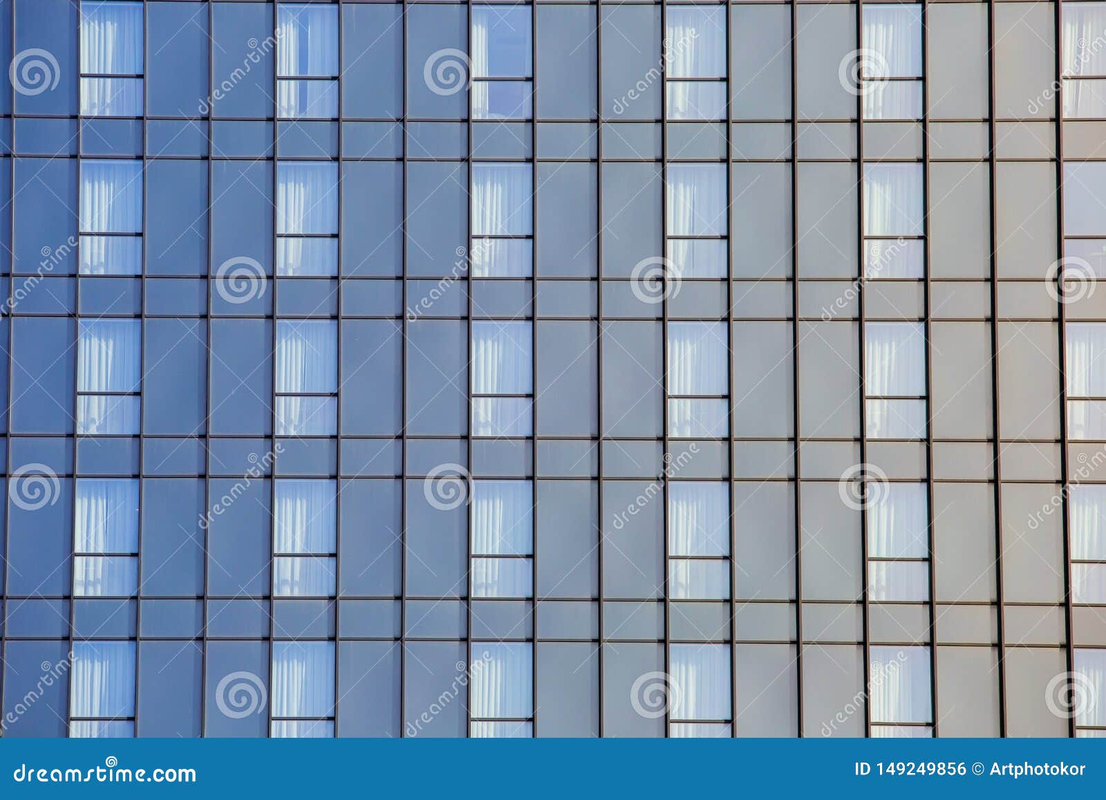 Hi-tech Window Texture. Gradient Color in Architecture Stock Photo ...