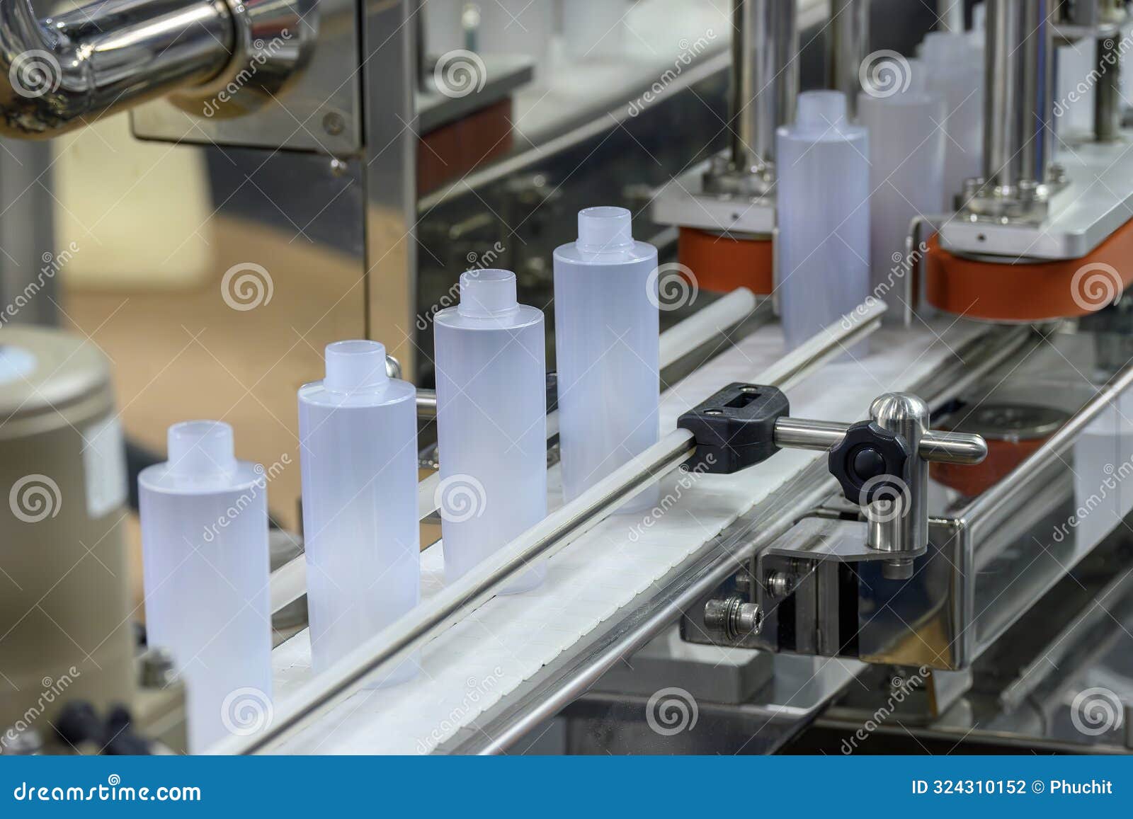 The Hi-technology of Cosmetic Container Manufacturing Process Stock ...