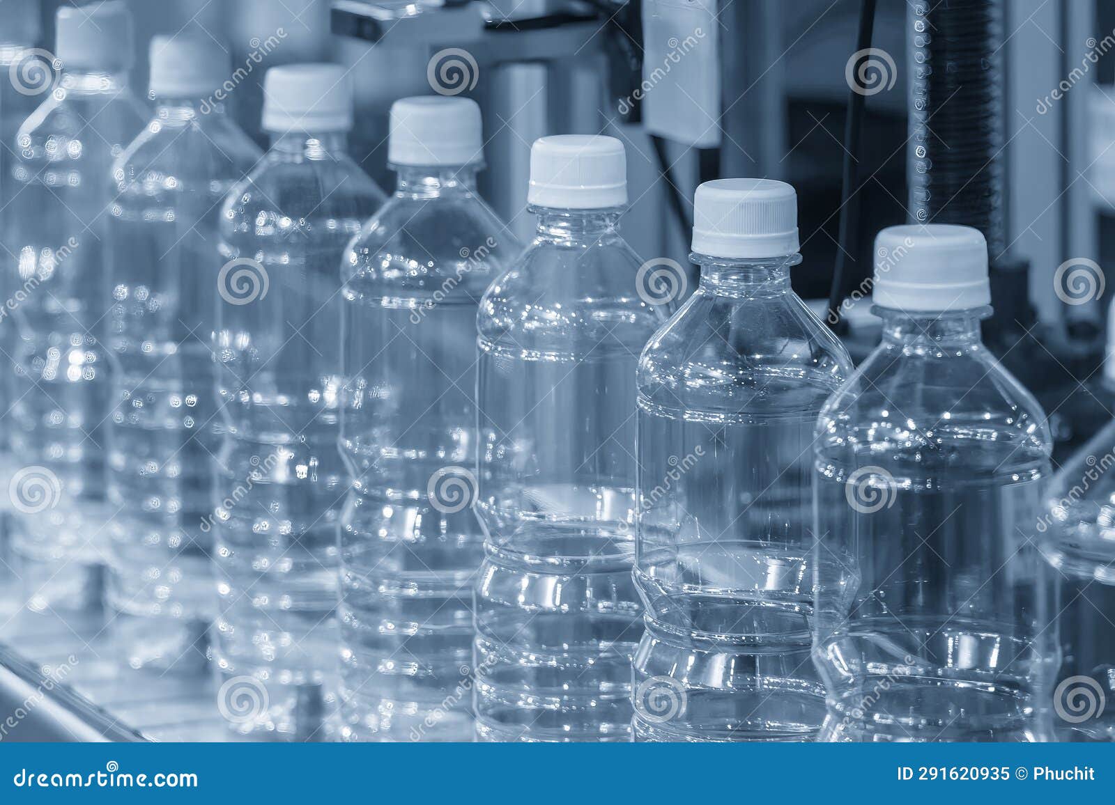 The Hi-technology of Drinking Water Manufacturing Process Stock Image ...