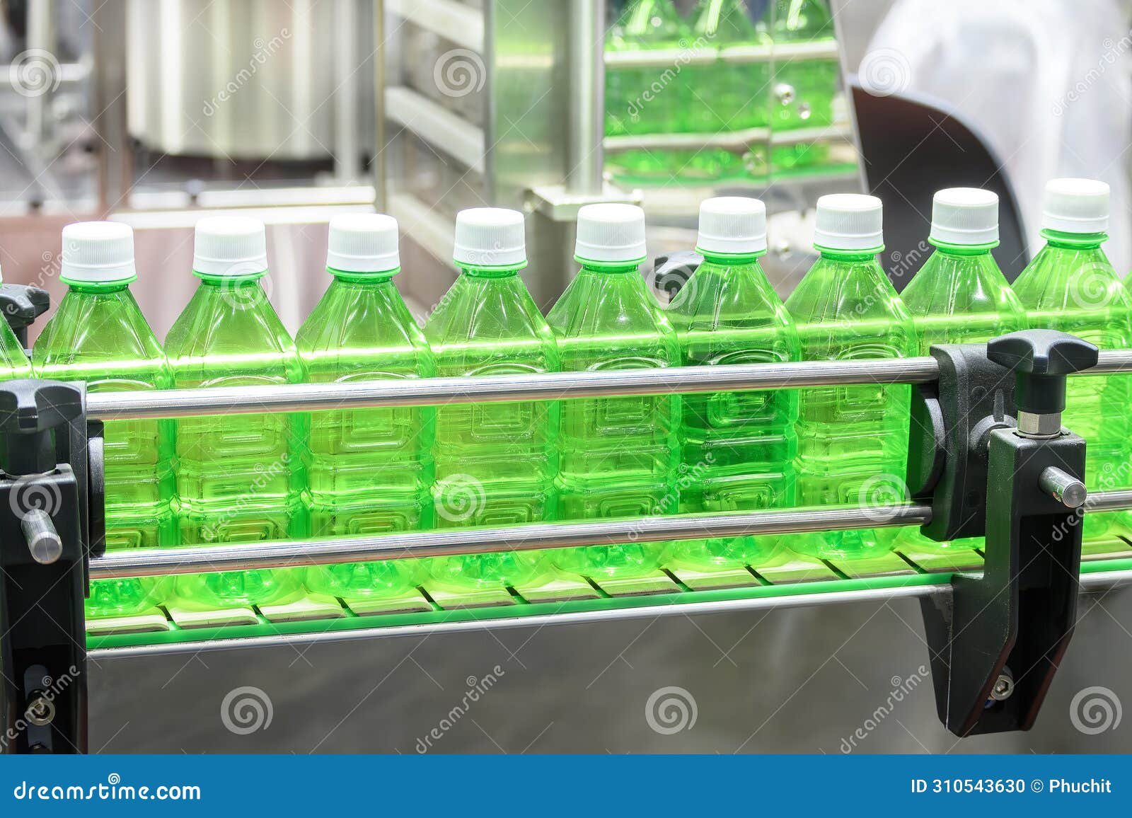 The Hi-technology of Drinking Water Manufacturing Process Stock Photo ...