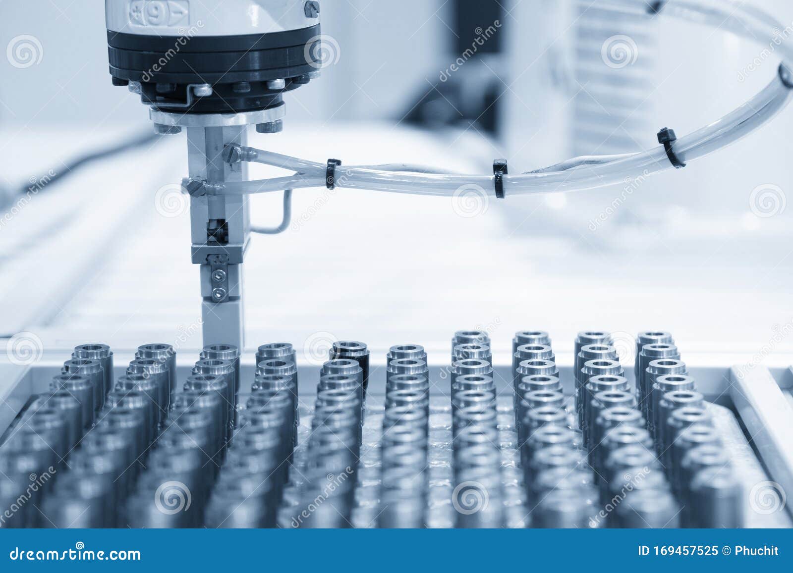 The Hi-technology Material Handing Process By Robotics System In The ...