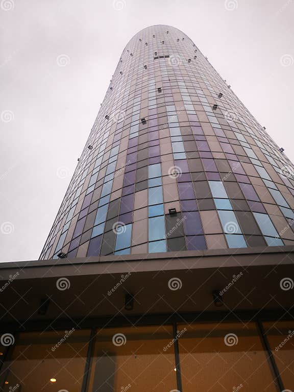 Hi tower in the sky stock photo. Image of window, skyscraper - 208979994