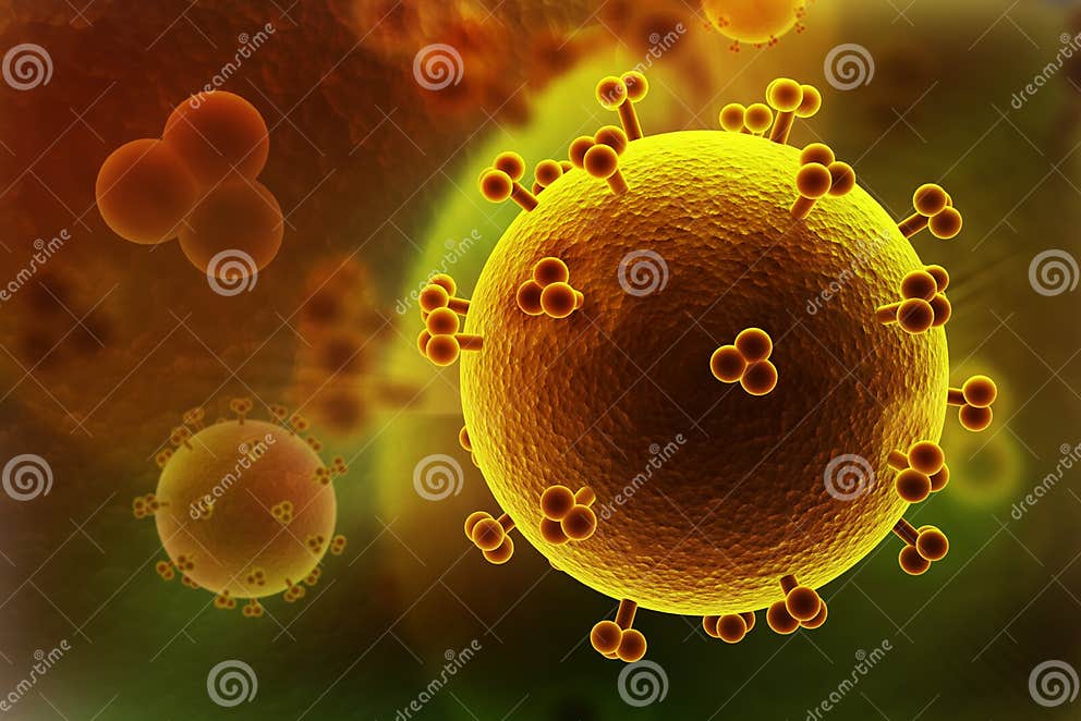 HI VIRUS stock illustration. Illustration of flow, biology - 22953048