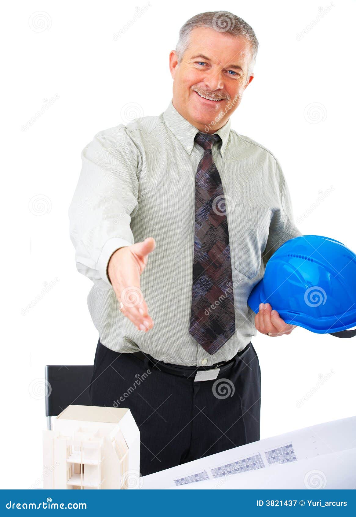 Hi, Welcome To My Construction Firm! Stock Image - Image of cheerful ...
