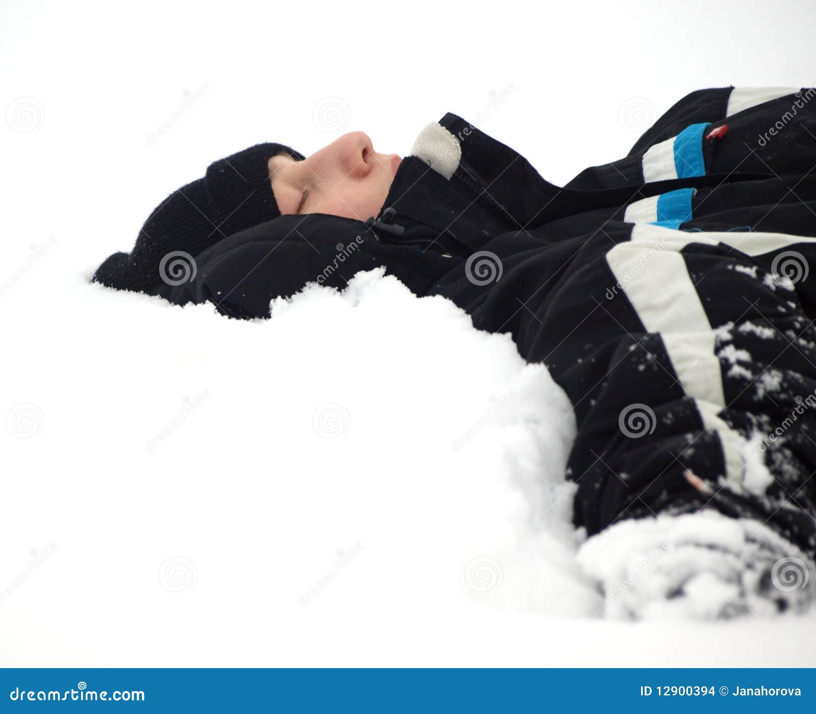 Hibernation stock photo. Image of cheeks, anorak, blue - 12900394