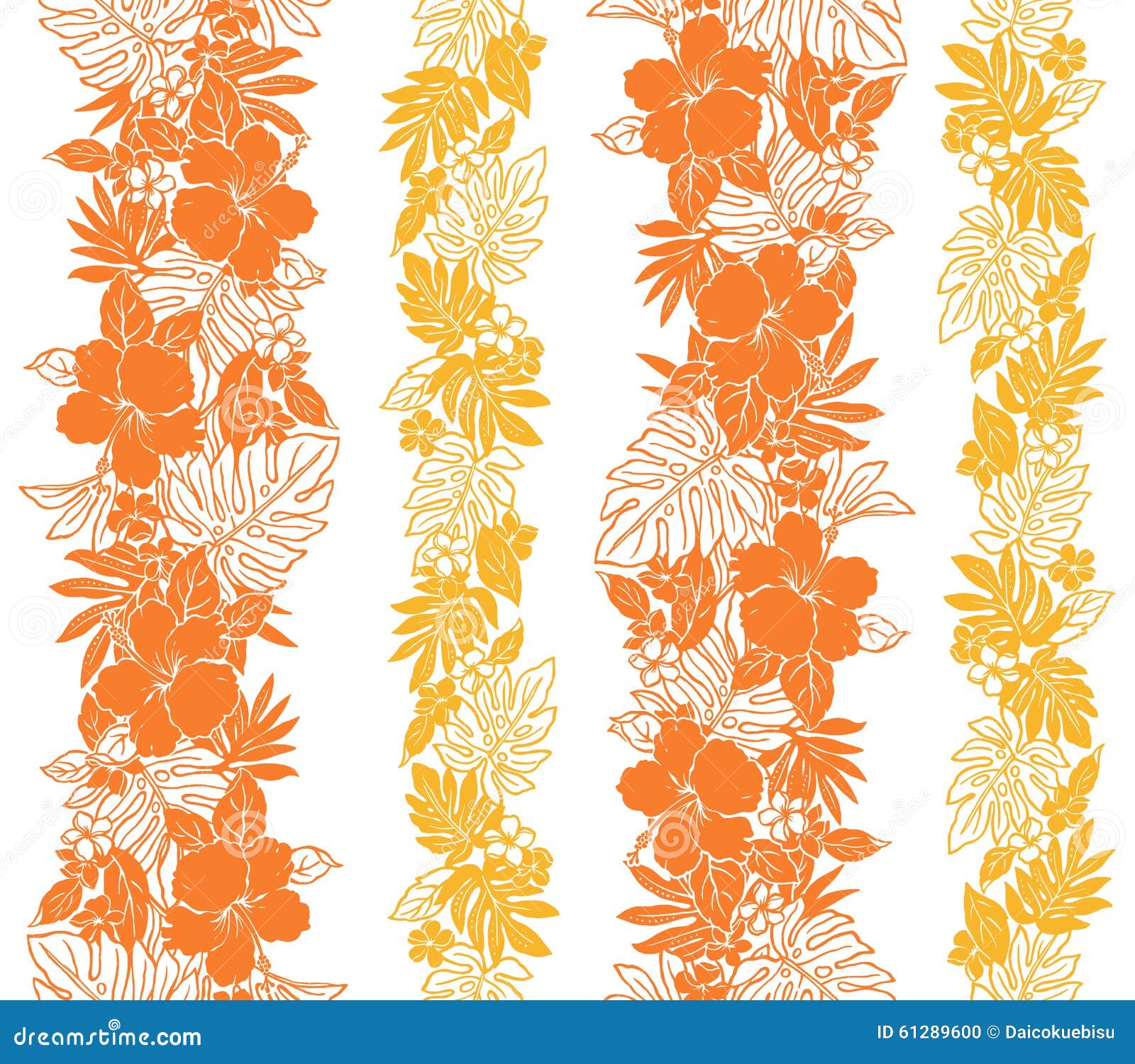 Hibiscus flower pattern stock illustration. Illustration of fashion ...