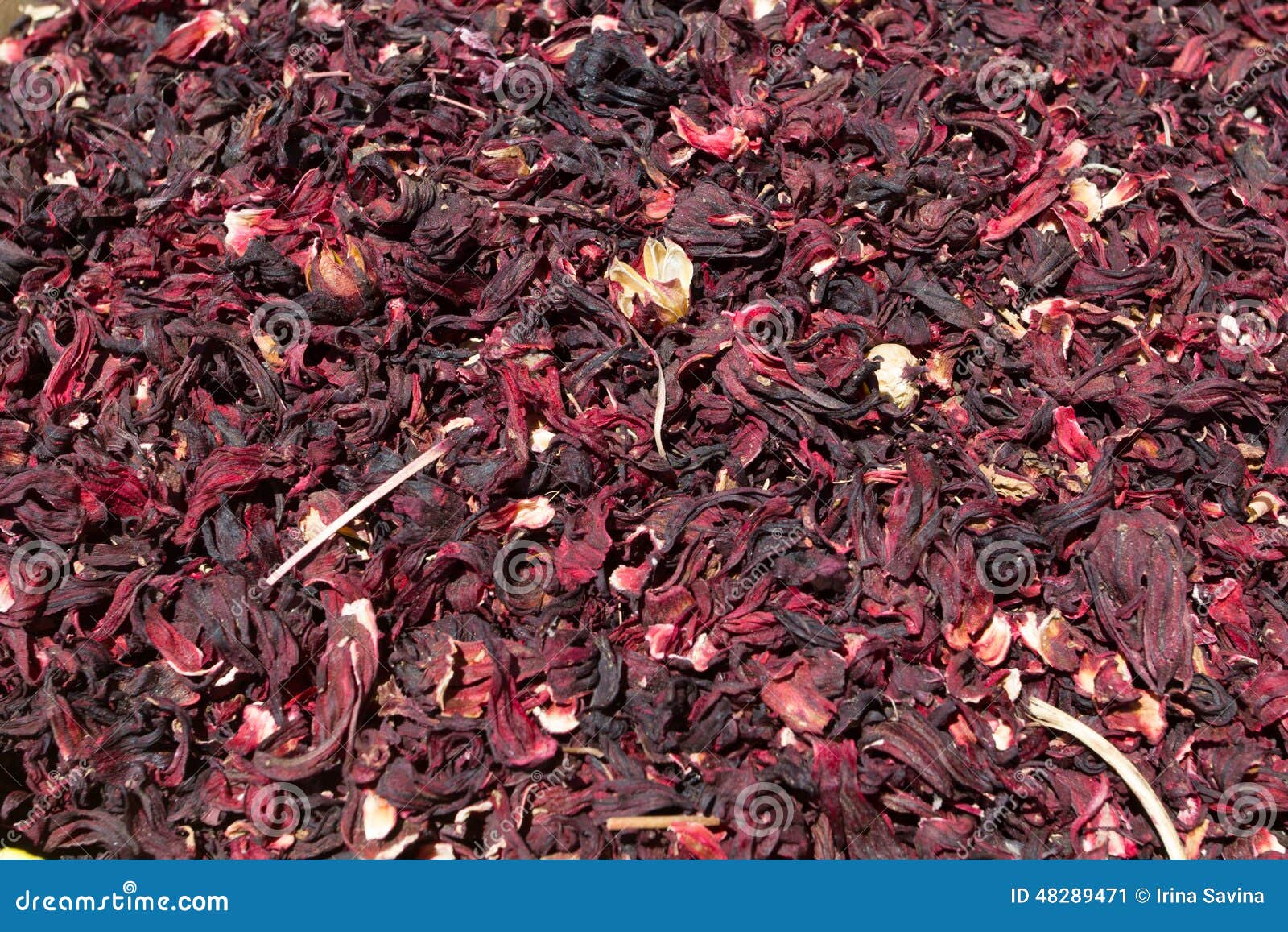 Hibiscus tea stock image. Image of healthy, heap, textured - 48289471