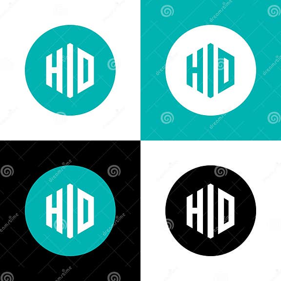HID-Logo-Vektor-Symbol-Vorlage, Einfaches Logotypdesign Vektor ...