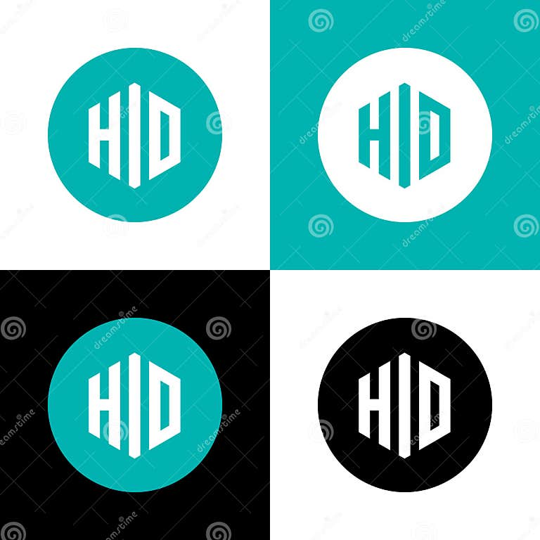 HID-Logo-Vektor-Symbol-Vorlage, Einfaches Logotypdesign Vektor ...