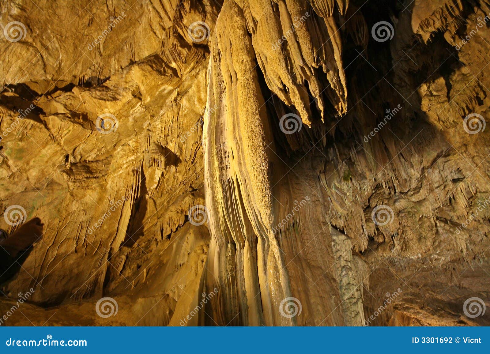 Hidden Cave Mineral Deposits Stock Photo - Image of opening, limestone ...