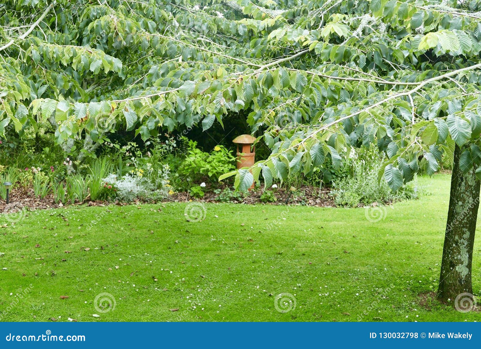 Hidden corner of garden stock photo. Image of hidden - 130032798