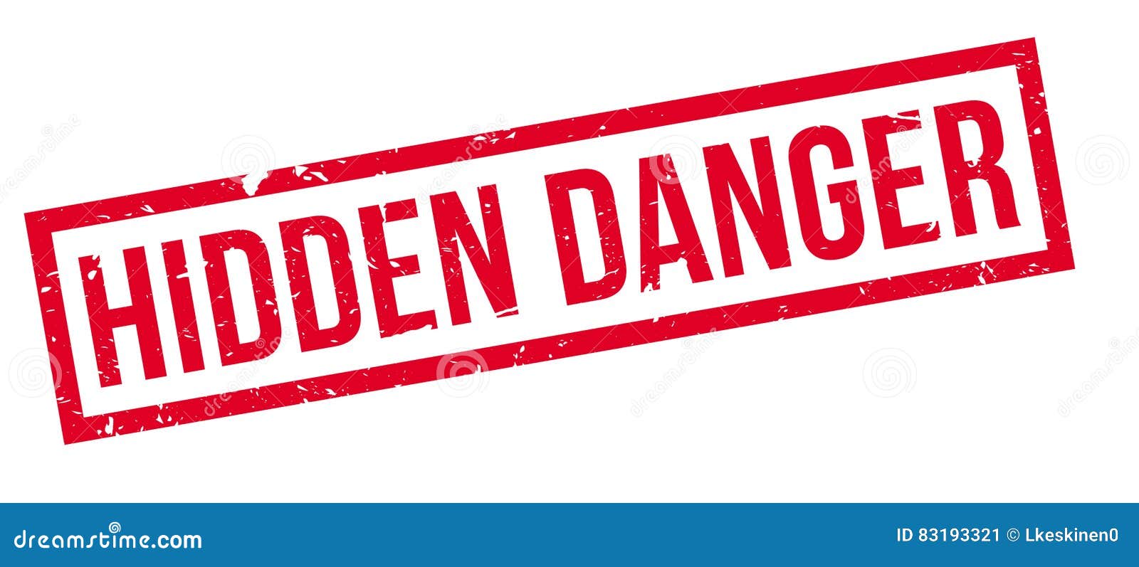 Hidden Danger rubber stamp stock illustration. Illustration of risky ...