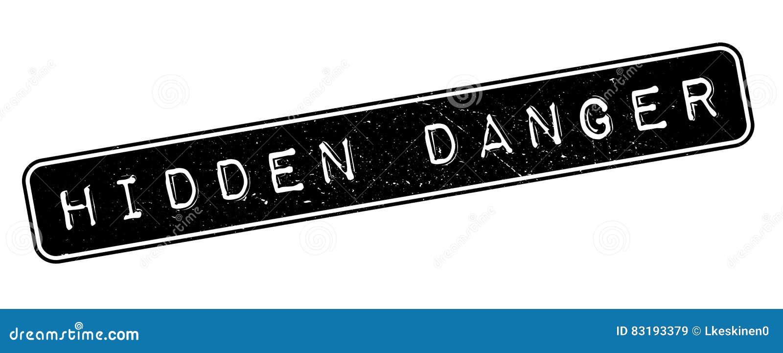 Hidden Danger rubber stamp stock illustration. Illustration of icon ...
