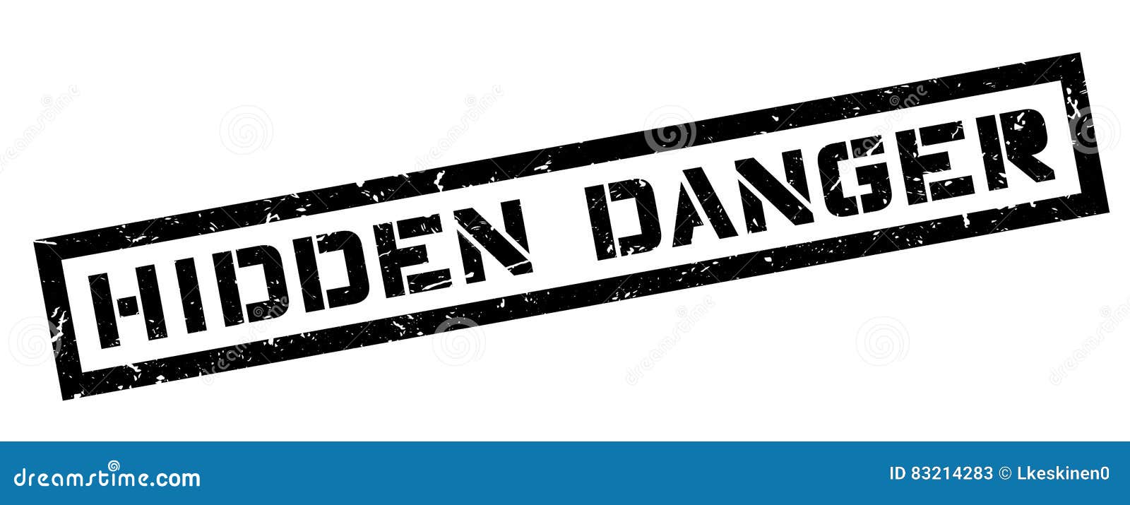 Hidden Danger rubber stamp stock illustration. Illustration of safe ...