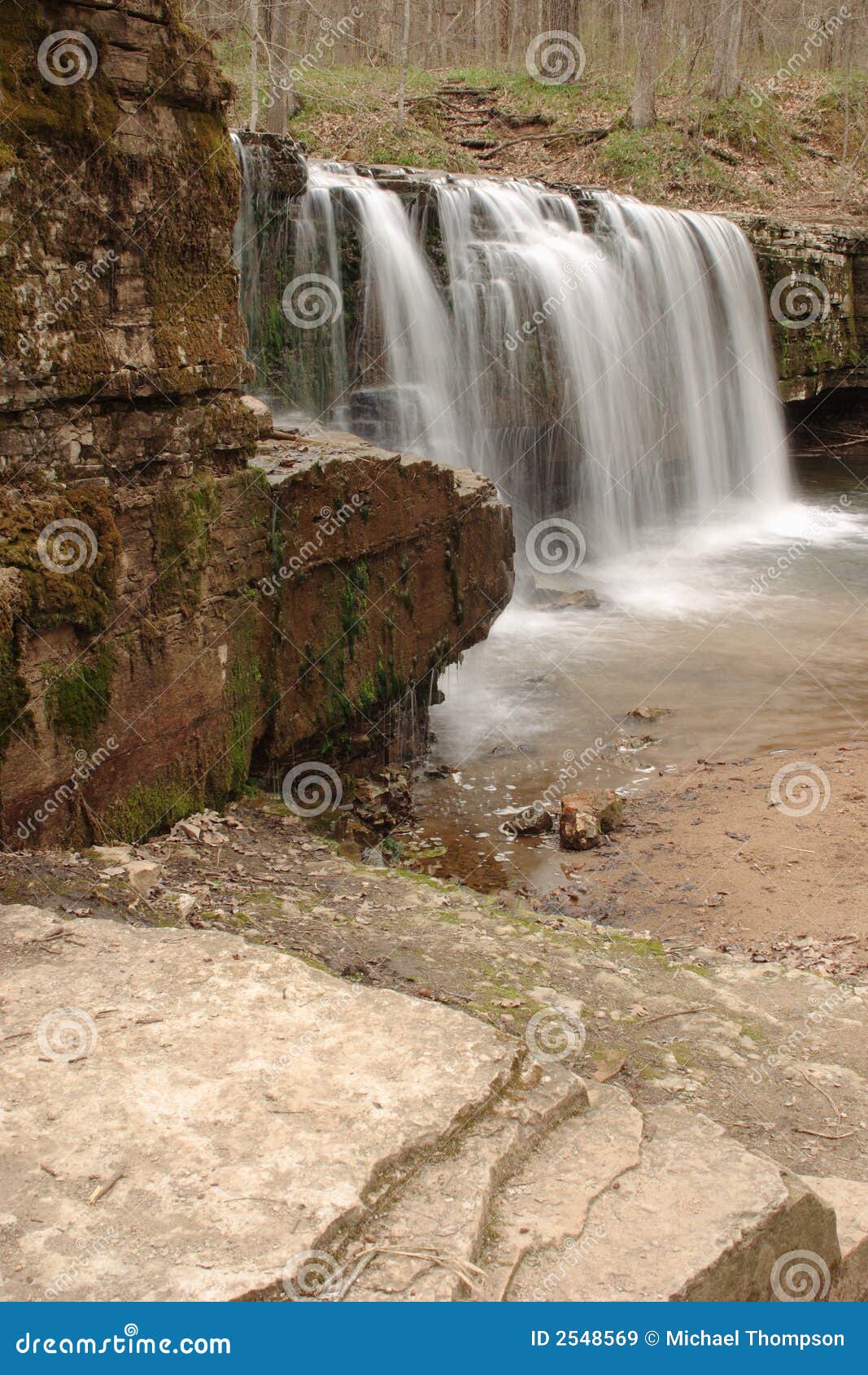 Hidden Falls stock image. Image of state, rock, falls - 2548569