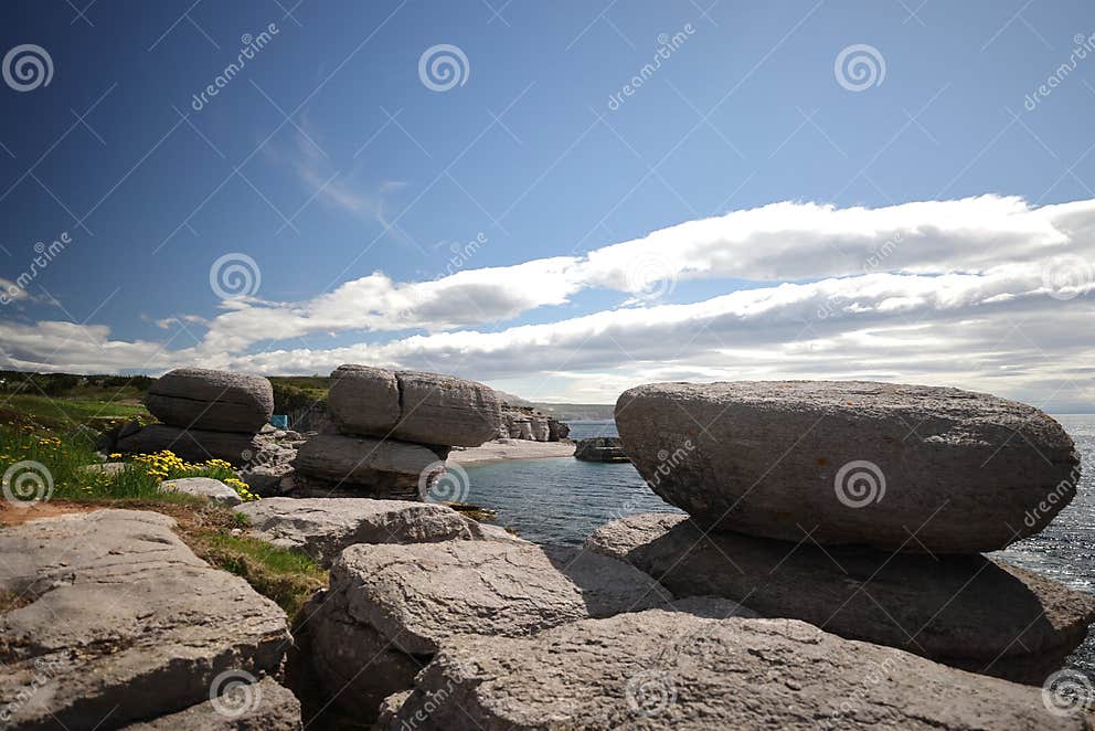 Hidden Falls Newfoundland and Labrador NL, Canada Stock Image - Image ...