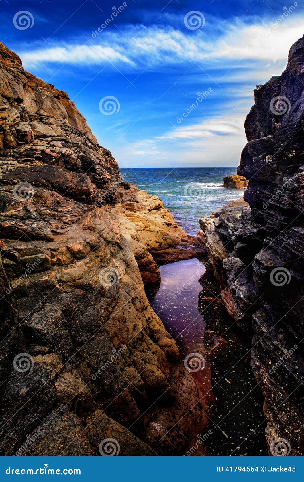 Hidden. stock photo. Image of nice, great, hidden, rocks - 41794564