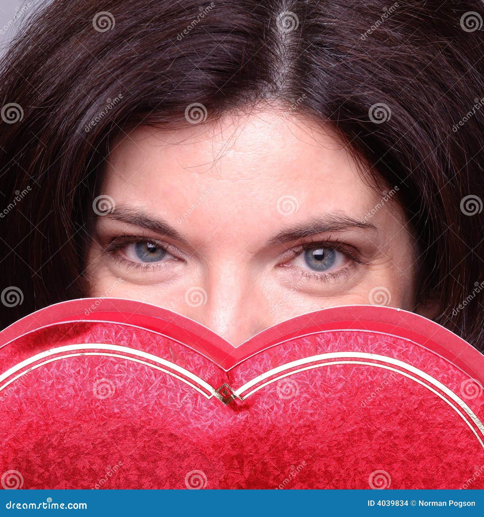 Hidden Heart stock photo. Image of eyes, color, brunette - 4039834