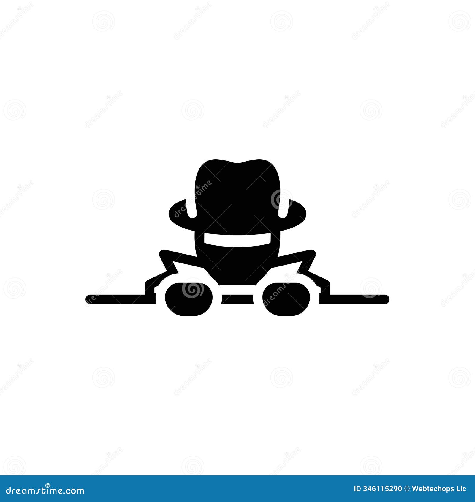Black Solid Icon for Hidden, Cryptic and Thief Stock Illustration ...