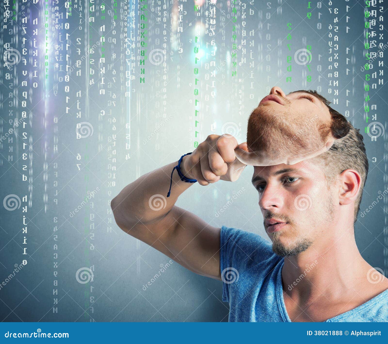 Hidden Identity Of A Hacker Stock Photography | CartoonDealer.com #38021888