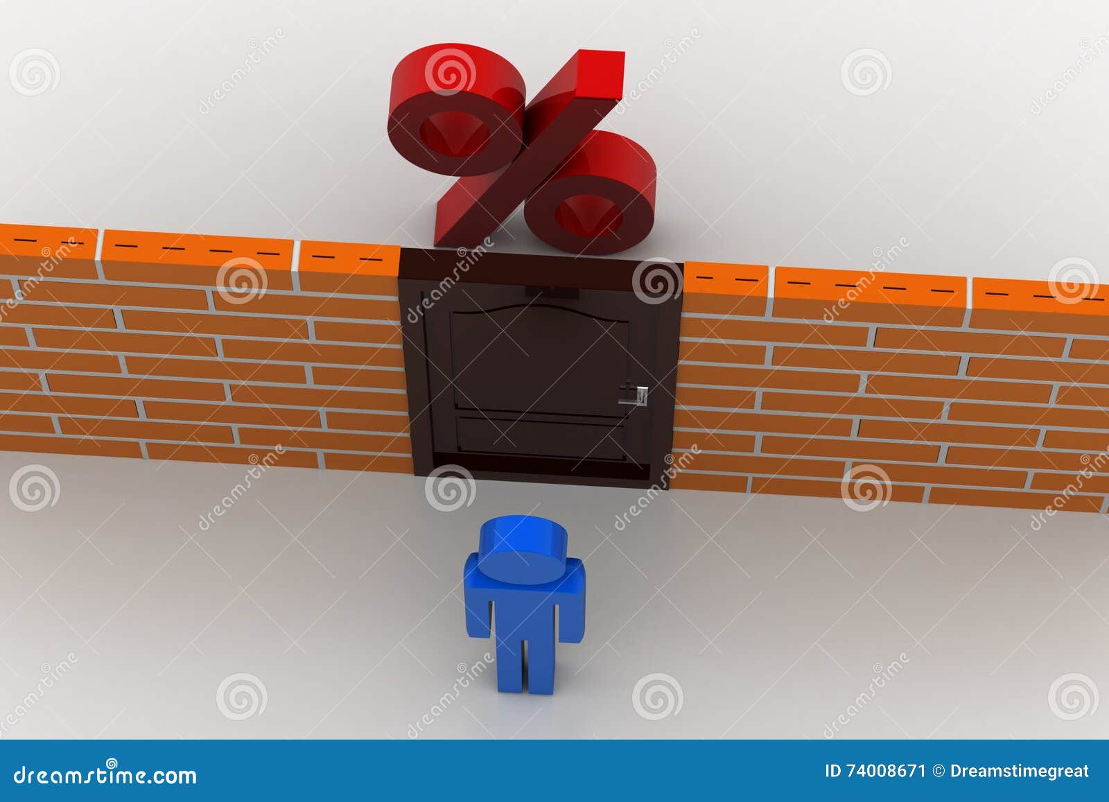 Hidden Interest Rate from People Stock Illustration - Illustration of ...