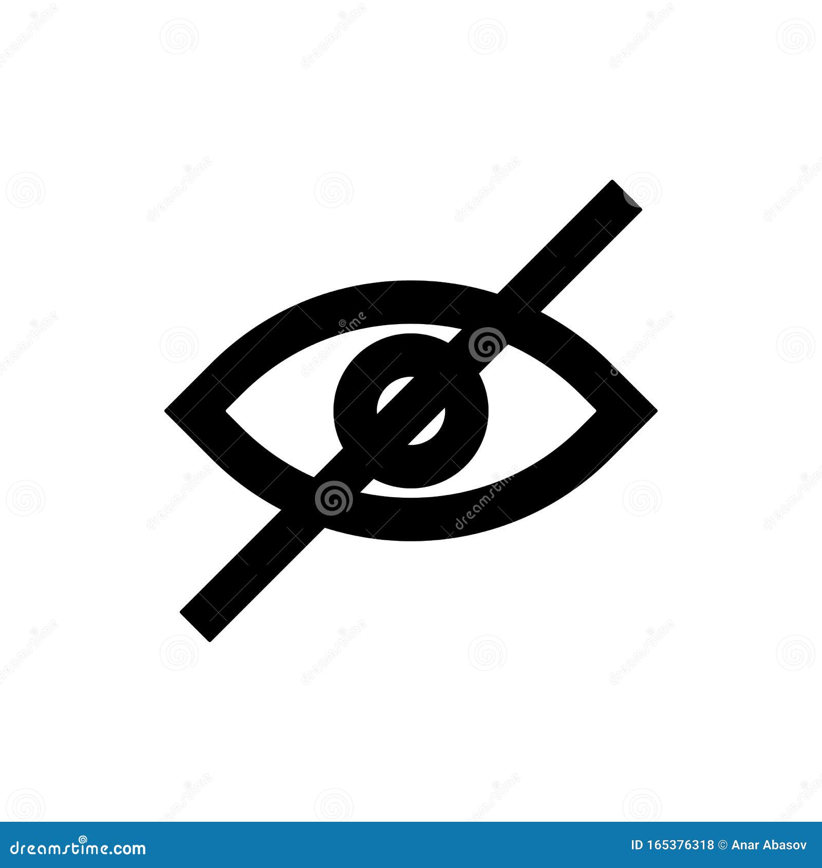 Hidden Invisible Icon. Element of Web Icon for Mobile Concept and Web ...