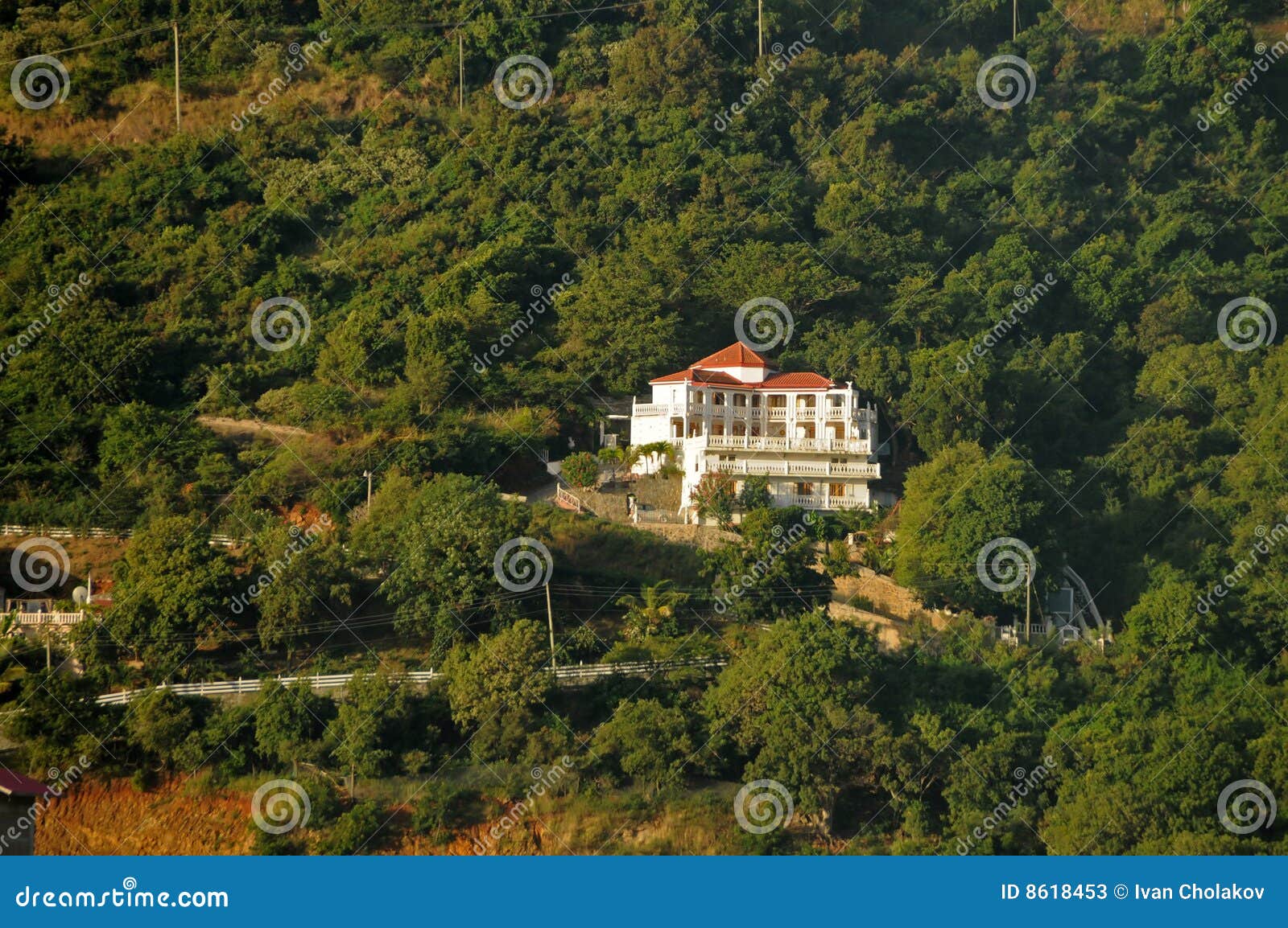 Hidden mansion stock image. Image of tropic, hidden, exotic - 8618453