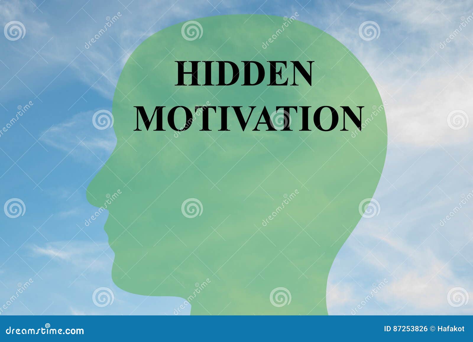 Hidden Motivation concept stock illustration. Illustration of business ...