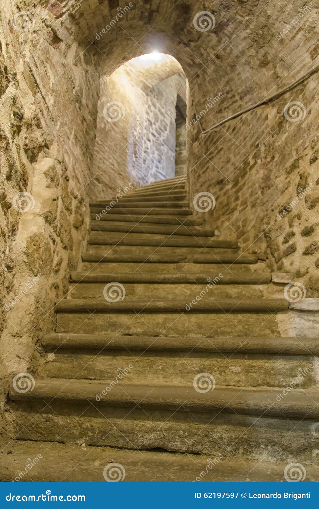 Hidden Passage in a Medieval Castle Stock Image - Image of prison ...