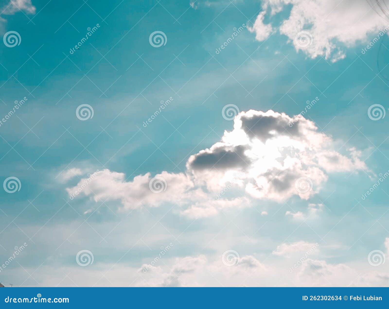 Hidden Sun on the Beautiful Skyline Stock Photo - Image of hiden ...